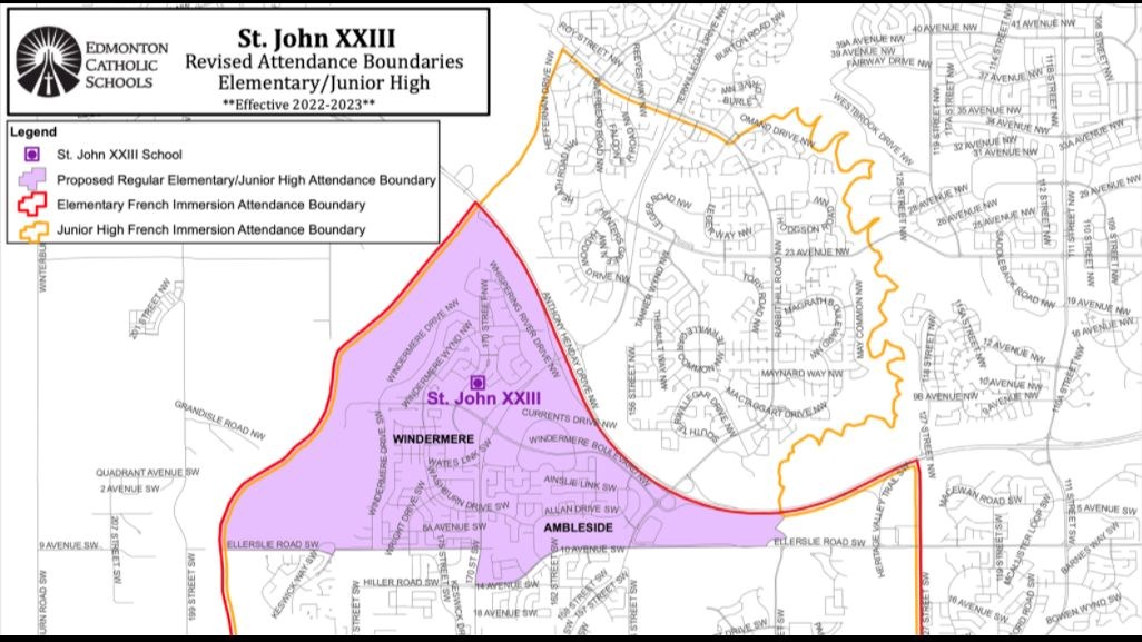 School Information - St. John XXIII Catholic Elementary/Junior High School